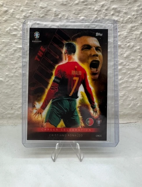 CRISTIANO RONALDO EURO 2024 Career Celebration CRCC the Siuuu Topps Match Attax EUR 109,99 ...