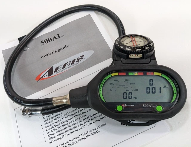 AERIS ATMOS 500AI Air Intégré Nitrox Plongée Ordinateur 500 Ai #2862 ...