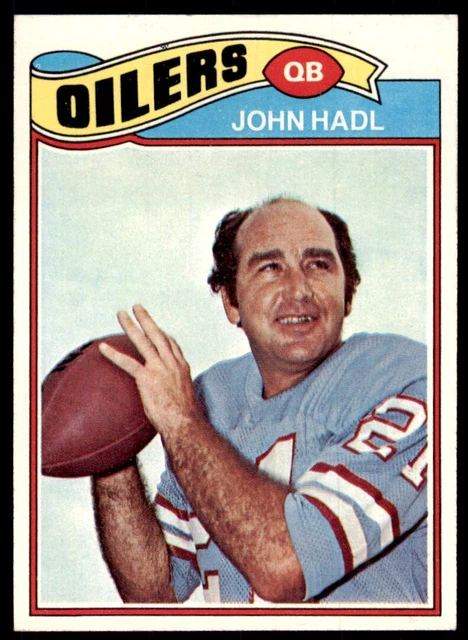 1977 TOPPS JOHN Hadl carte de football Houston Oilers #83 EUR 4,91 ...