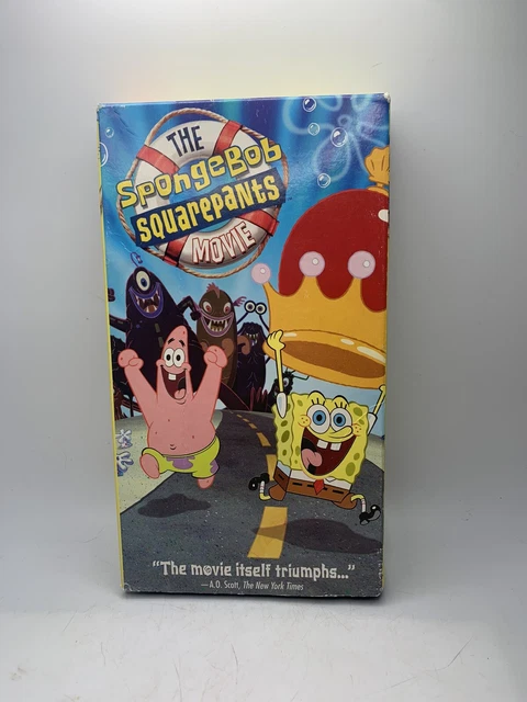 THE SPONGEBOB SQUAREPANTS Movie (VHS, 2005) Slip Cover £43.46 - PicClick UK