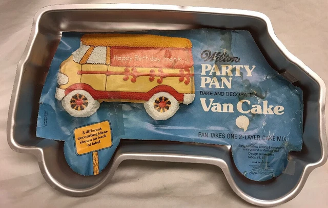 RARE VINTAGE 1978 Van Cake Wilton Party Pan Cake Pan 502-7652 Sheet £35 ...