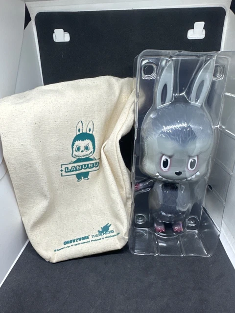 HOW2WORK LABUBU OG Grey Kasing Lung Sofubi sofvi designer toy soft ...