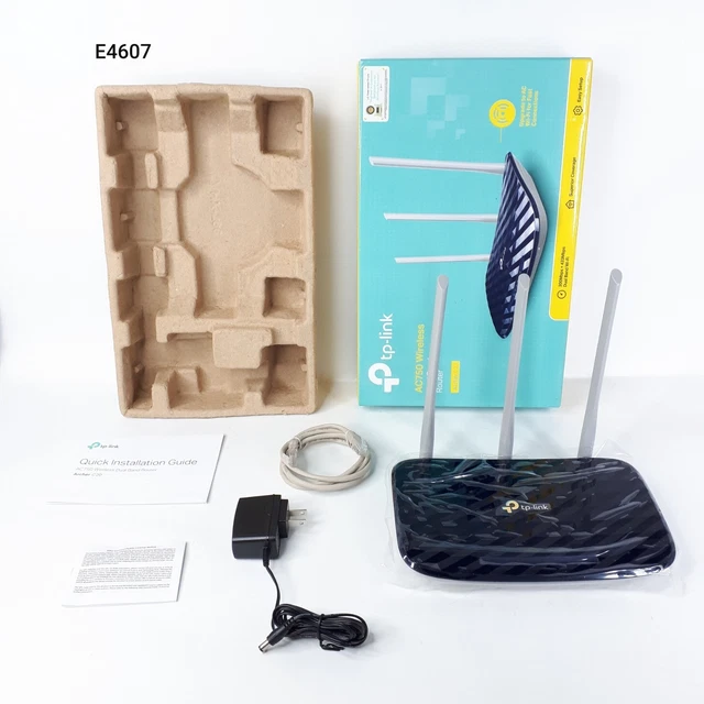 TP-LINK AC750 ETHERNET Wireless Dual Band Router Archer C20 Open Box ...