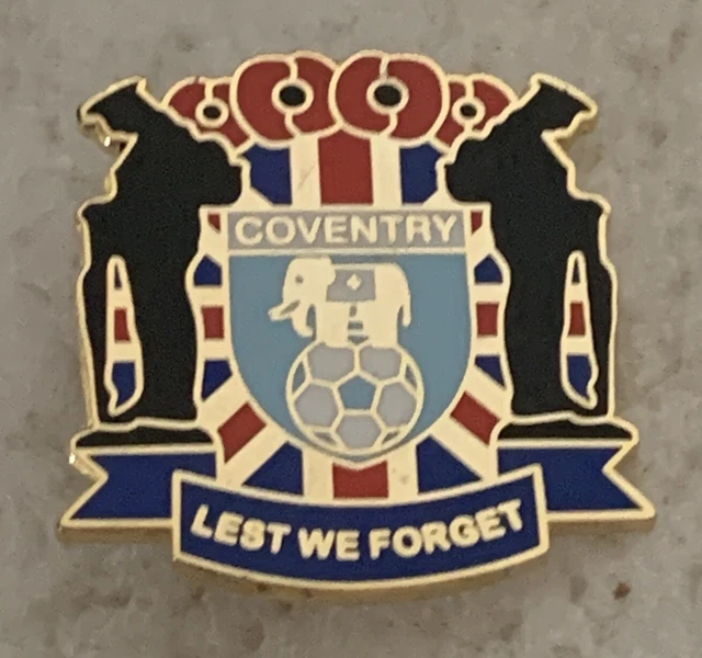 OLD COLLECTABLE COVENTRY City Supporter Enamel Badge - Wear Proud Sky ...
