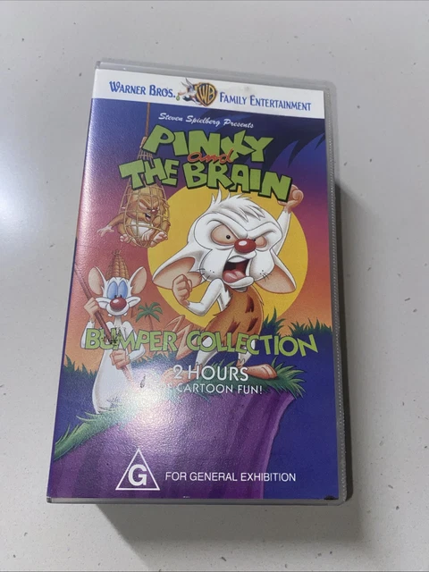PINKY AND THE Brain Bumper Collection VHS Tapes $35.00 - PicClick AU