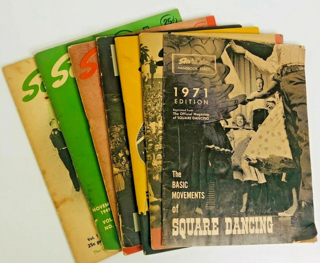 SETS IN ORDER Square Dancing Magazine 7 Issues - 1949-1950 + 1971 $17. ...