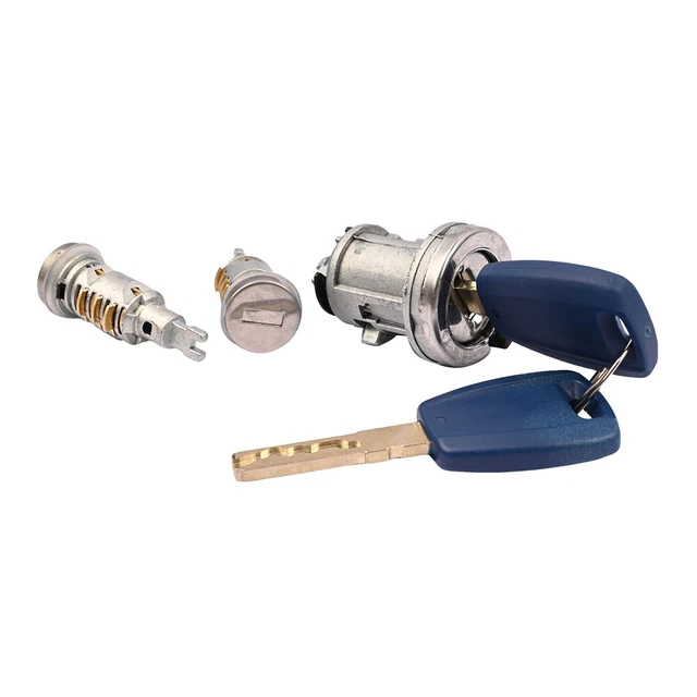 DOOR LOCK BARREL & Ignition Switch Lock Set For Fiat Doblo MK2 ...
