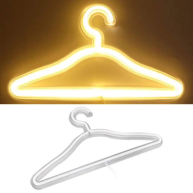 *COAT HANGER LED Neon Sign Decorative Wall Hanging Sign For Room ...