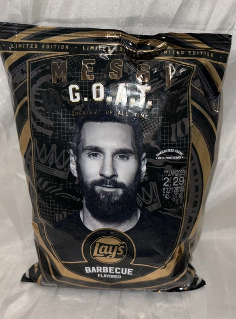LAY'S LIONEL MESSI GOAT Limited Edition BBQ Potato Chips - New SEALD £ ...