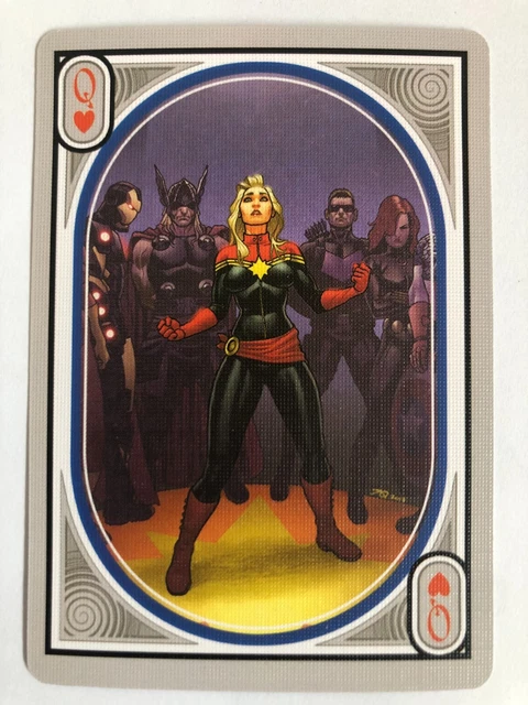 CAPTAIN MARVEL AVENGERS Superhero Comic Iron Man Thor America Swap ...