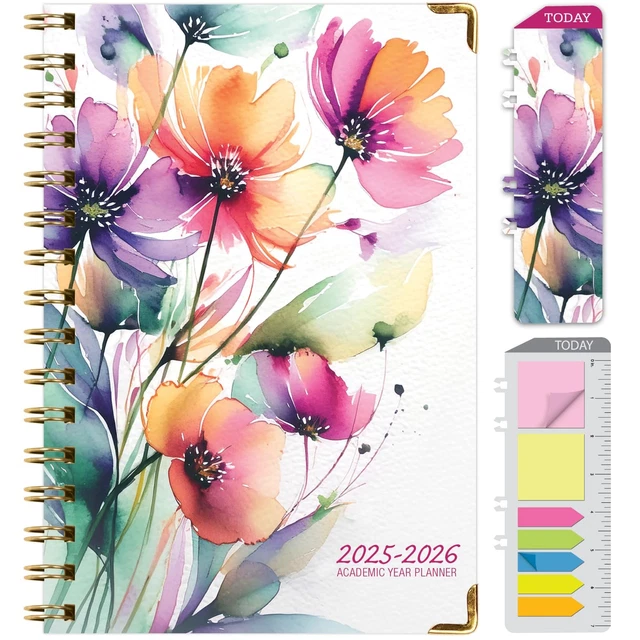 HARDCOVER ACADEMIC YEAR 2025-2026 Planner: (June 2025 Through July 2026 ...