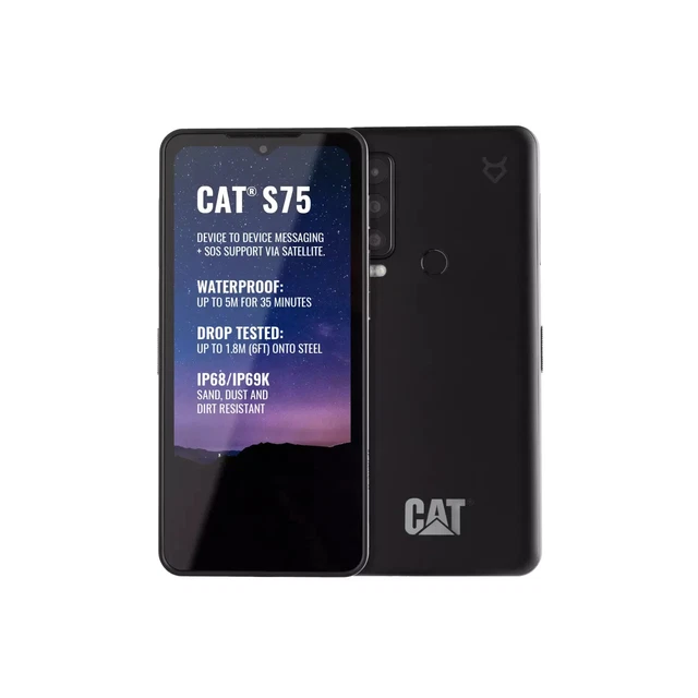 CAT S75 128GB 5G SIM Free Smartphone - Black CS75 Brand New Sealed £279.99 - PicClick UK