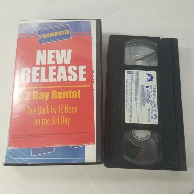ORIGINAL BLOCKBUSTER VIDEO VHS "The Kings of Comedy" Clamshell Rental ...