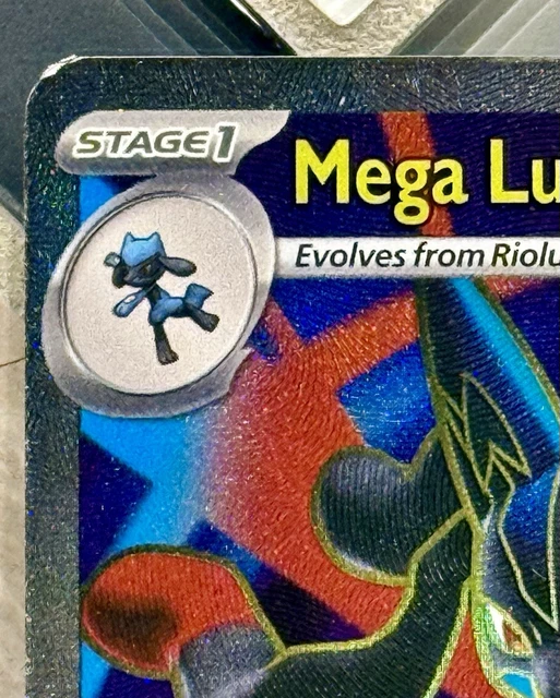 MEGA LUCARIO EX 160/132 ME01: Mega Evolution Ultra Rare LP £12.75 ...