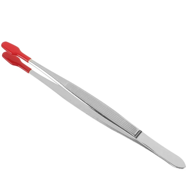 STEMPELPINZETTE AUS EDELSTAHL, Pinzette mit Gummispitze ...