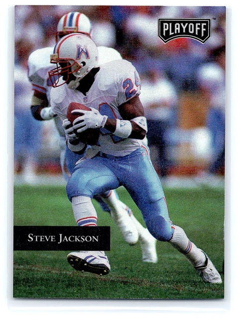 1992 PLAYOFF FOOTBALL #136 Steve Jackson Houston Oilers EUR 2,21 ...