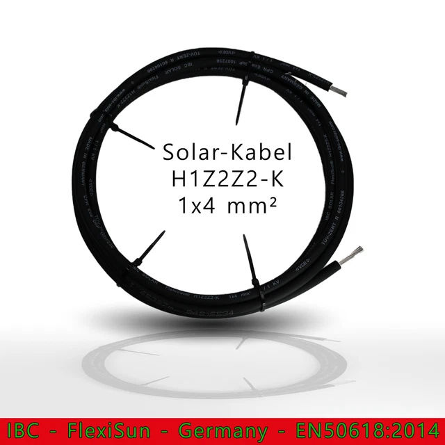 SOLAR CABLE IBC FlexiSun 4mm2 PV Cable 12AWG for MC4 Solar Panel ...