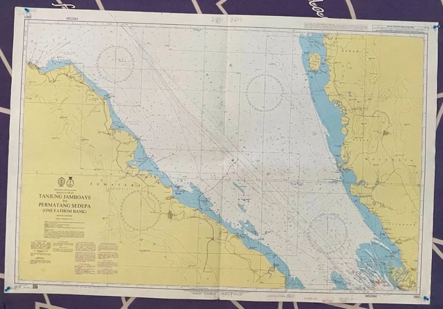ADMIRALTY 3901 TANJUNG JAMBOAYE TO PERMATANG SEDEPA ONE FATHOM BANK Map ...