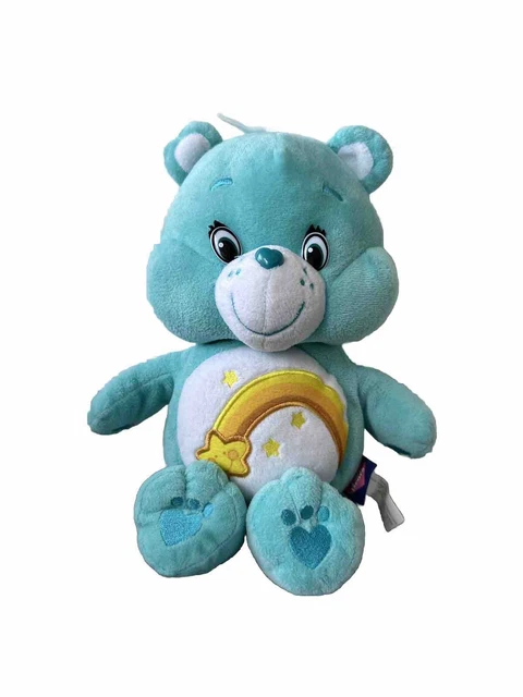CARE BEAR BEDTIME Moon & Star Bear Soft Toy Plush Blue 2017 14” £5.99 ...