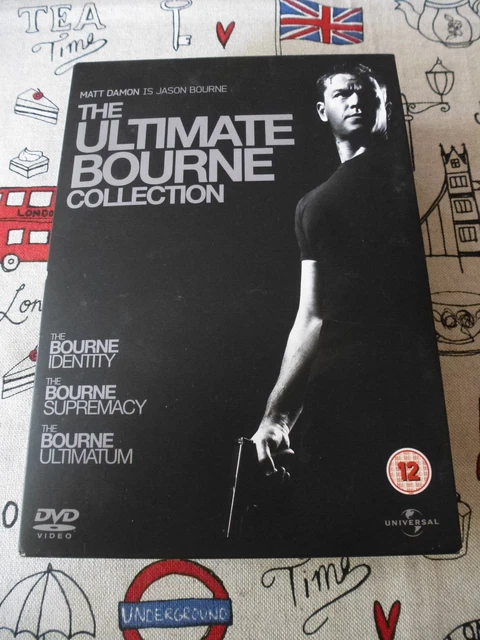 THE ULTIMATE BOURNE Collection Jason Bourne Starring Matt Damon Dvd ...