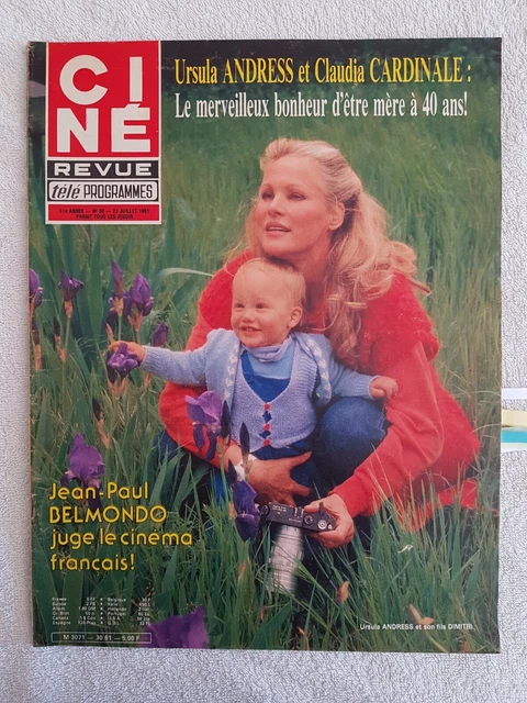 CINE REVUE N°30 1981 Andress G.hamilton Cardinale F.fabian Max Linder Bob Dylan EUR 4,00 ...