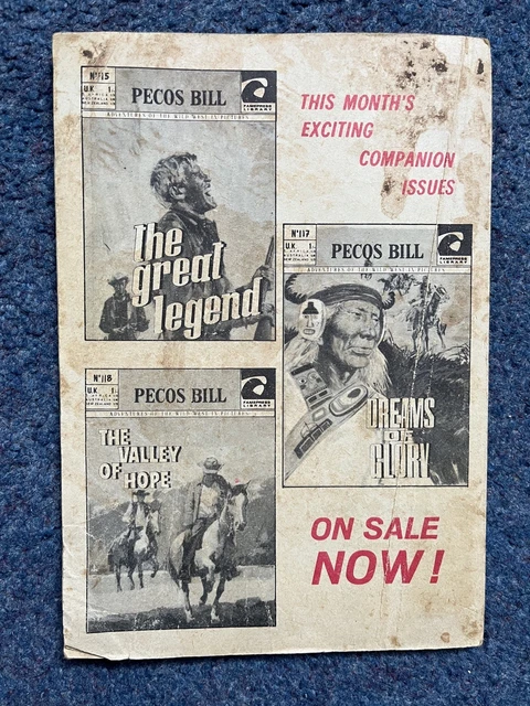 PECOS BILL WILD West Picture Library Comic No. 116 Carbine Milton £5.44 ...