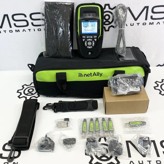 NETALLY NETSCOUT LINKRUNNER AT2000 Lrat Ethernet / Fibra Tester Fluke ...