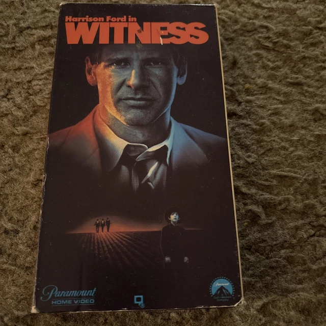 WITNESS (VHS, 1996, Paramount Presentations) Harrison Ford - Very Good ...