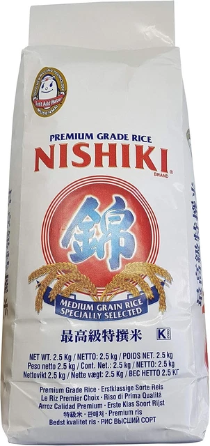 NISHIKI RICE 2.5 kg £21.26 - PicClick UK