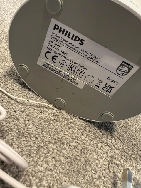 PHILIPS SMARTSLEEP HF3651 Wake-Up Light Lumie Light Barely Used £135.90 ...