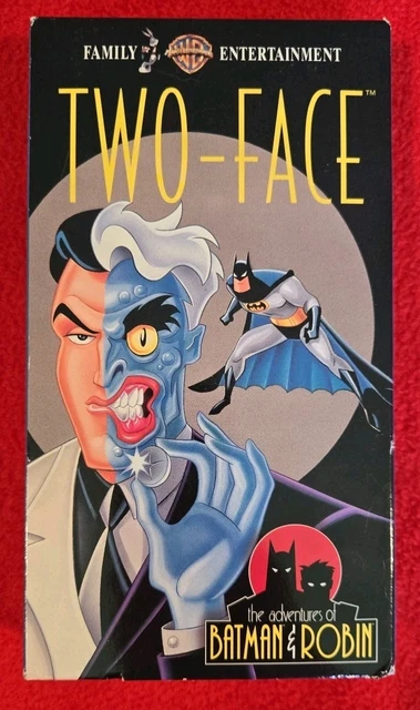 THE ADVENTURES OF Batman Robin Two-Face VHS 1995 Rare Comic Adventure £ ...