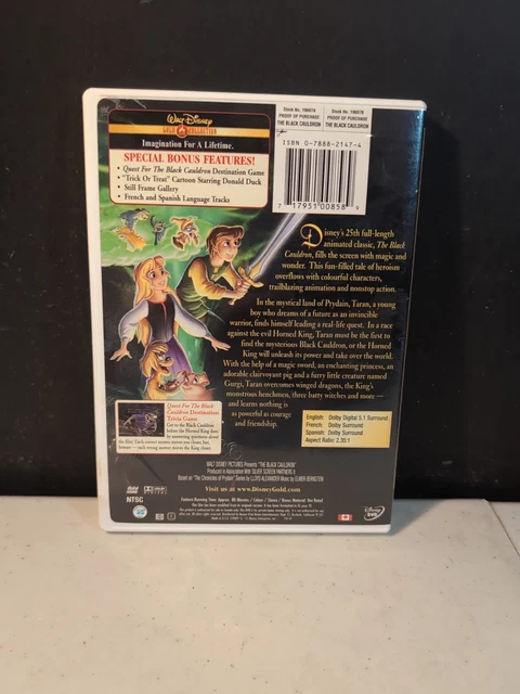 THE BLACK CAULDRON (Disney Gold Classic Collection) [DVD] $22.00 ...
