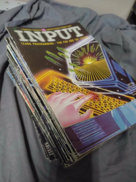 COMPLETE SET INPUT Magazine, Marshall Cavendish Computer Programming Course 1-52 £14.50 ...