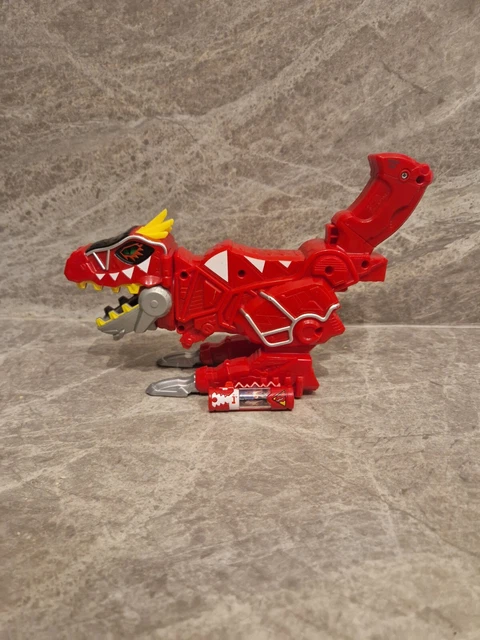 POWER RANGERS DINO Charge rot T-Rex Super Morpher Pistole Blaster EUR ...