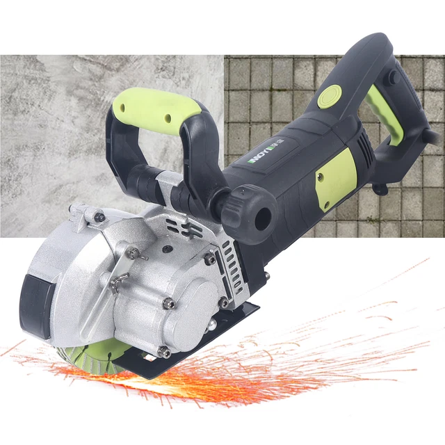 WALL CHASER SLOT Cutter Industrial Concrete Slotting Machine & 6x ...