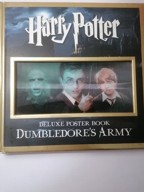 HARRY POTTER DELUXE Poster Book Dumbledore`s Army 2007 Holographic ...