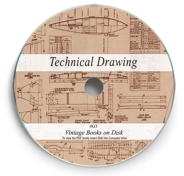 RARE MECHANICAL TECHNICAL DRAWING BOOKS on DVD - MACHINE ENGINEERING ...