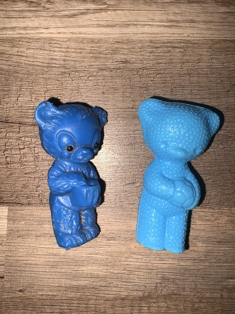 DDR SPIELZEUG 2X Teddy Plastik Teddybären Plastebären Hohlplaste EUR 4 ...