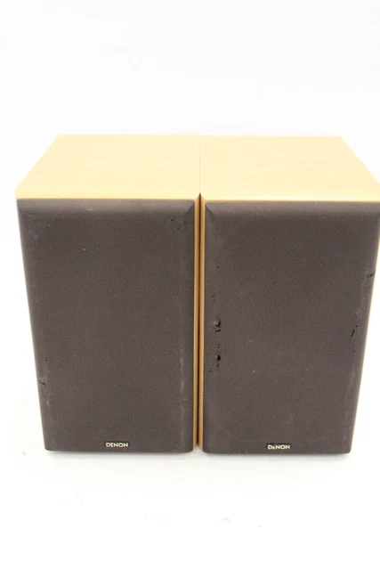 PAIR OF DENON MISSION SC-M50 Bookshelf Loudspeakers, 6 OHM, Brown - N44 ...