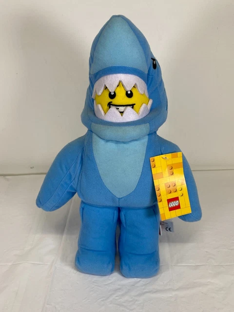 LEGO SHARK SUIT Guy Plush Soft Toy Minifigure 14" With Tag Series 15 ...