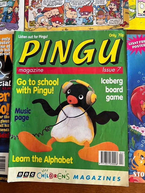 90S CHILDREN'S MAGAZINE VINTAGE Pingu, Rugrats, Casper and Classic ...