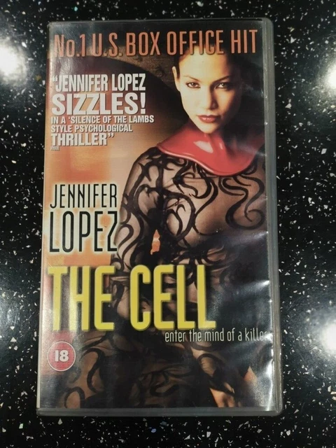 THE CELL - VHS Video Cassette Tape - JENNIFER LOPEZ - VINCE VAUGHN ...