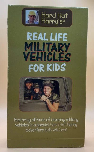 REAL LIFE MILITARY Vehicles For Kids VHS 1995 Hard Hat Harry's *Buy 2 ...