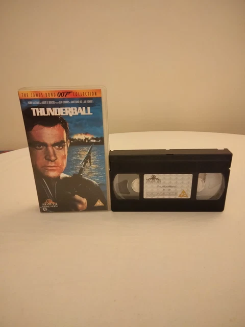 JAMES BOND 007 - THUNDERBALL - VHS Video Tape "Free UK Post" £5.45 - PicClick UK