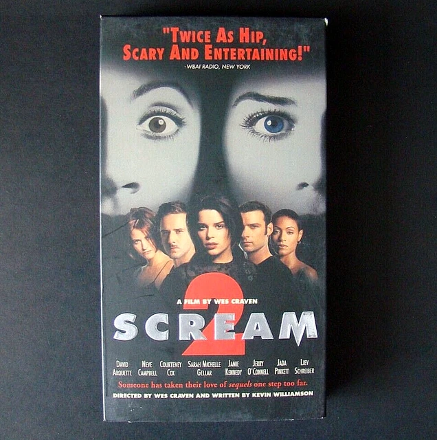 SCREAM 2 VHS 1998 Wes Craven Slasher Horror Film 90s Neve Campbell ...