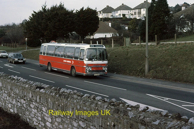 BUS PHOTO 12X8 (A4) Devon General service 370 passes along Torquay Road ...