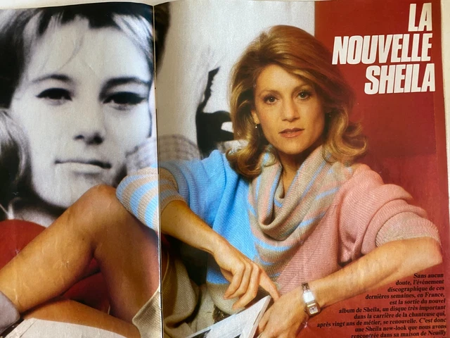 CLIPPING - COUPURE DE PRESSE ☆ La nouvelle SHEILA ☆ Juin 1983 ☆ 5 PAGES ...