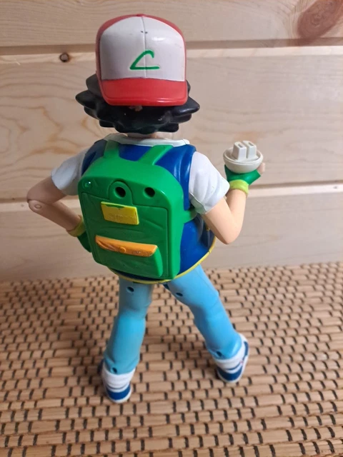 HASBRO POKEMON TALKING Ash Ketchum Think Chip 11.5" Action Figure ...