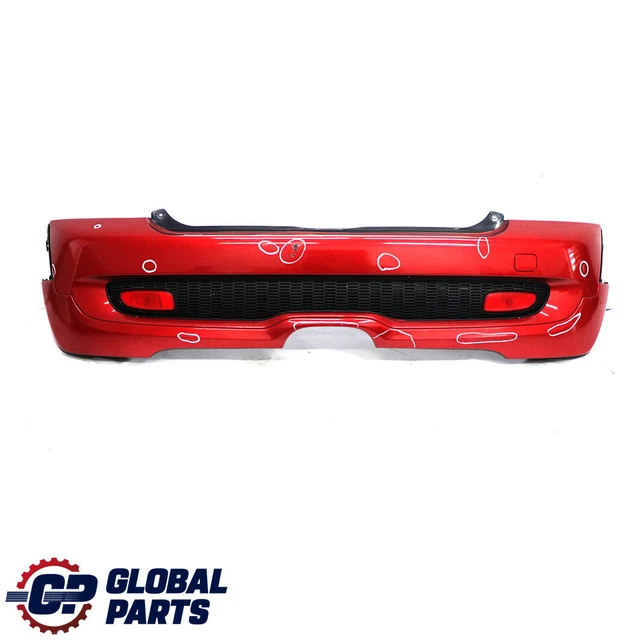 MINI COOPER S R56 R57 Complete Rear Bumper Trim Panel Red Painted EUR 1 ...