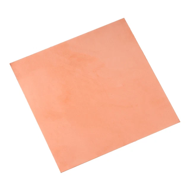 99.9% PURE COPPER Plate 100mm x 100mm x 0.4mm Thick Cu Metal Sheet Flat ...